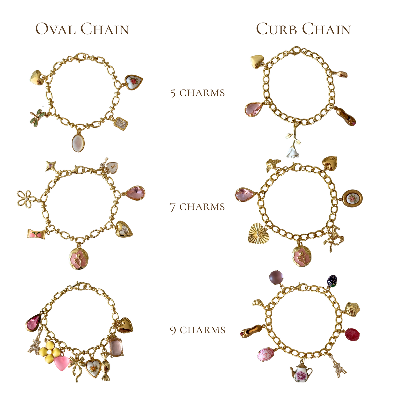 Build Your Own Charm Bracelet | Elisa Charms Custom Jewelry